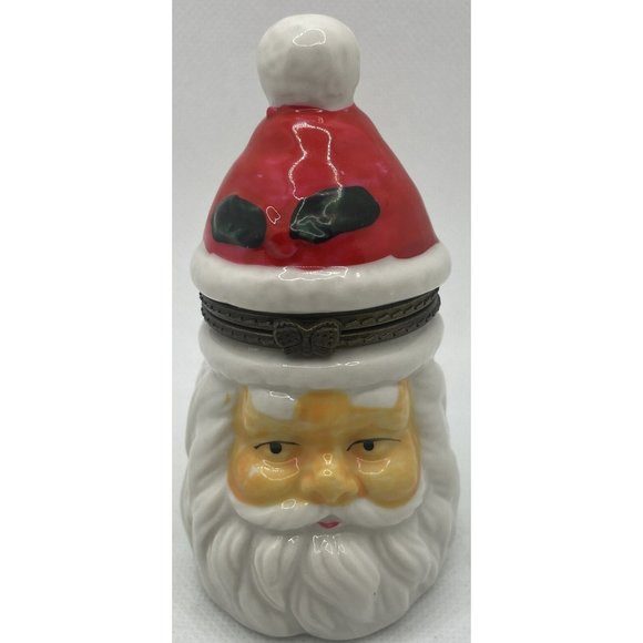 Darice | Holiday | Darice Mini Porcelain Santa Trinket Box 4 | Poshmark